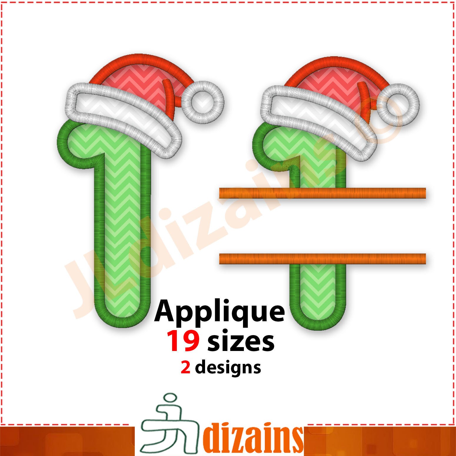 Christmas Number One Applique Embroidery Design. My first | Etsy