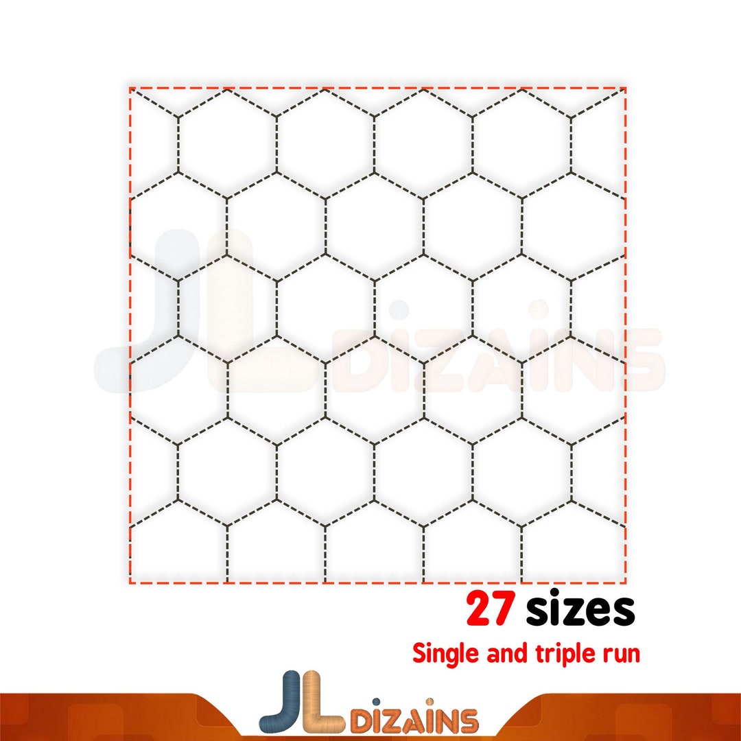 Chicken Wire Quilting Embroidery Design. Quilt Block Design. Quilting ...