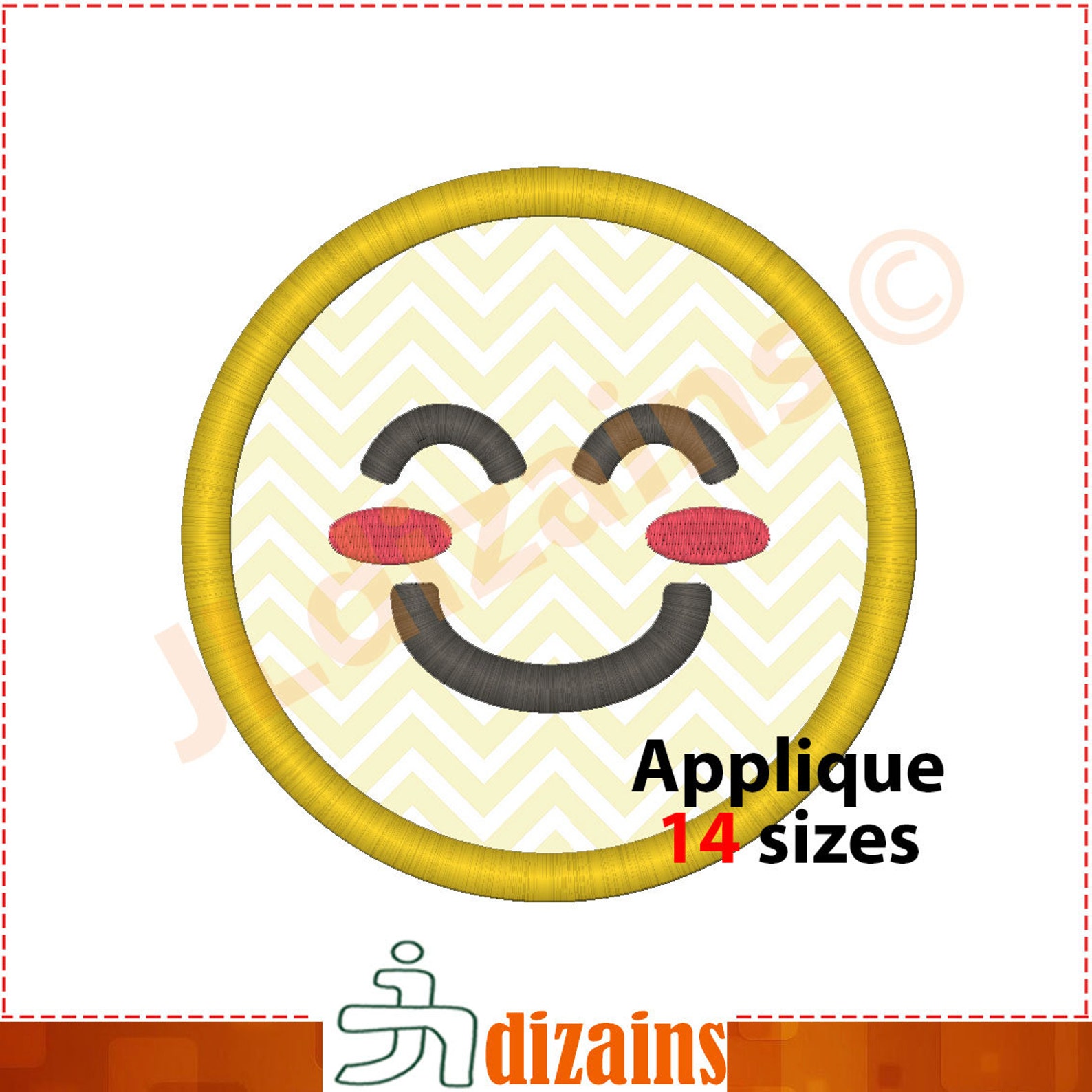 Emoji Applique Design Set. Emoji Embroidery Design Set. Emoji ...