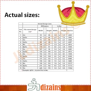 Crown Applique Design. Crown Embroidery Design. King Crown Embroidery ...