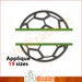 Split Soccer Ball Embroidery Applique Design. Soccer Ball Embroidery ...