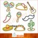 Fiesta Applique Embroidery Design Set. Mexican Fiesta Embroidery ...