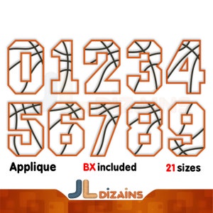 Basketball Numbers Embroidery Designs. Applique Embroidery Designs With ...