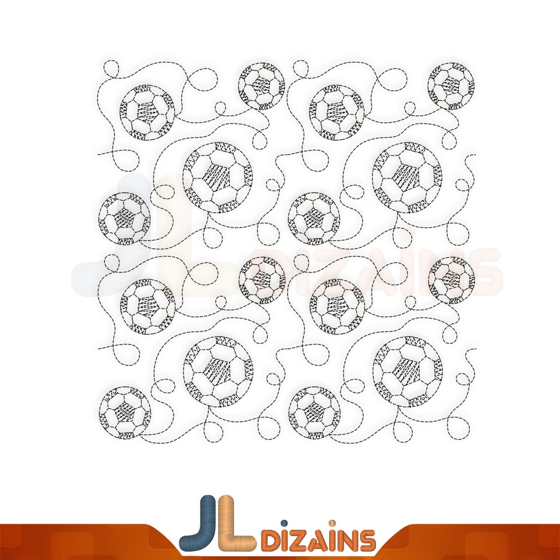 Soccer Quilt Block Machine Embroidery Design. Soccer Bolt | Etsy