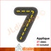 Road Applique Numbers. Road Number Embroidery. Birthday Number Applique ...
