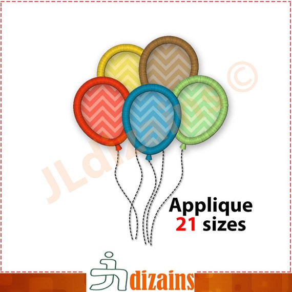 Embroidery Sewing & Needlecraft Balloons applique designs Balloons ...