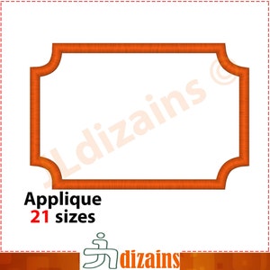Frame Applique Design. Embroidery Designs Frame. Applique Frame ...