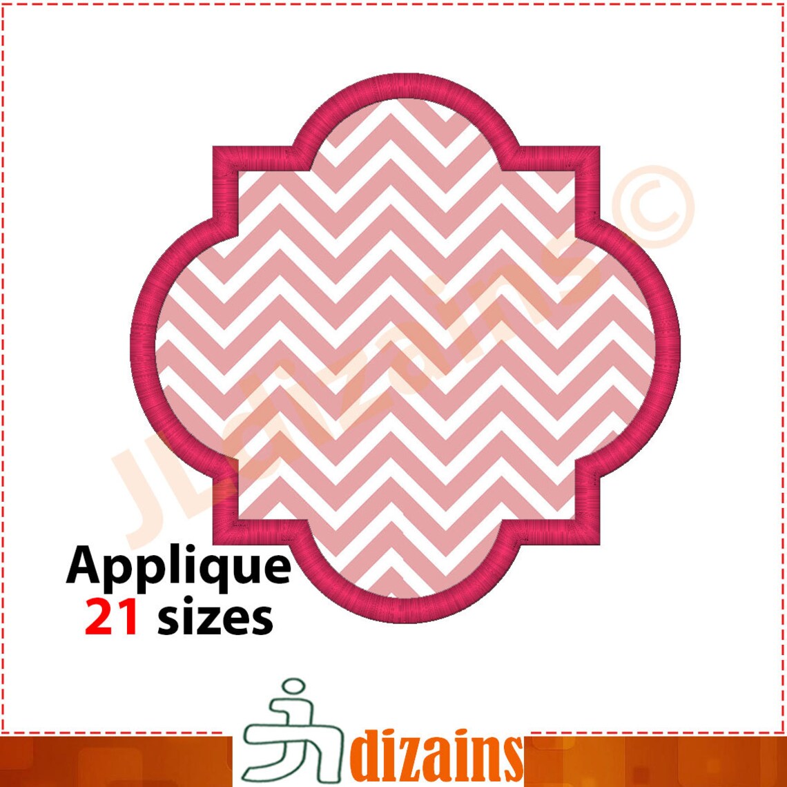 Frame Applique Design. Frame Embroidery Design. Embroidery - Etsy