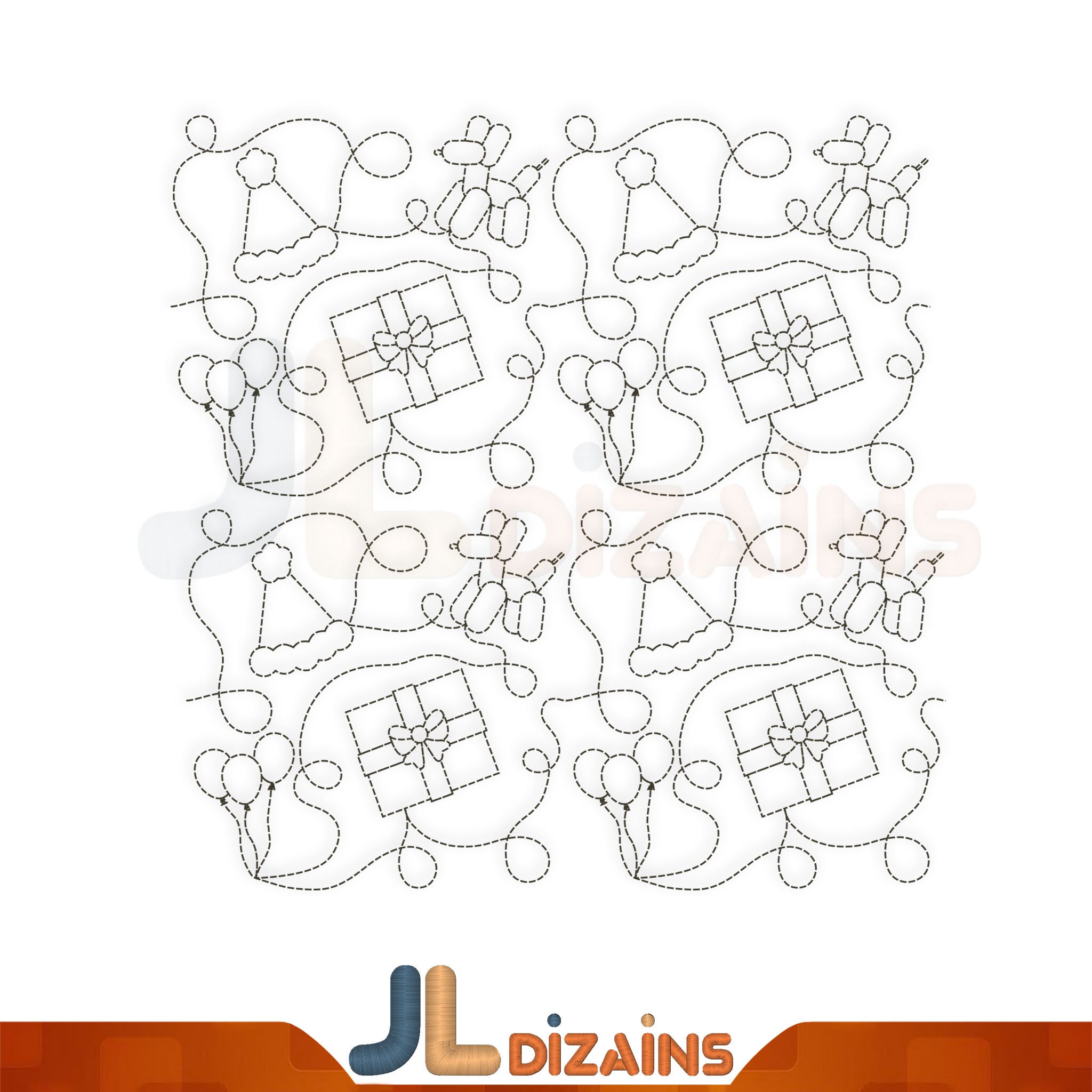 Birthday Quilt Block Machine Embroidery Design. Birthday Quilt Block ...