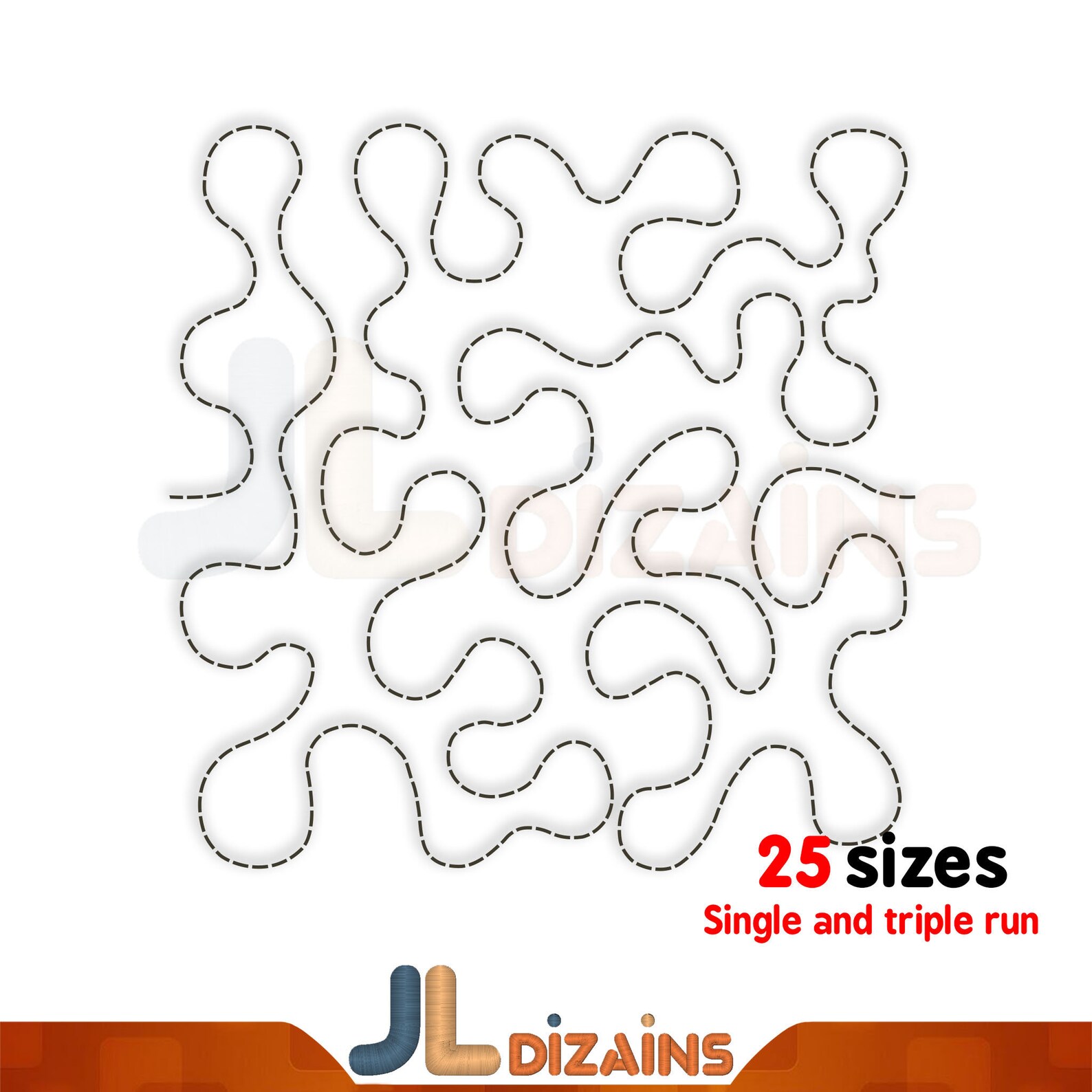 Stipple Quilt Block Machine Embroidery Design. Stippling Quilt - Etsy