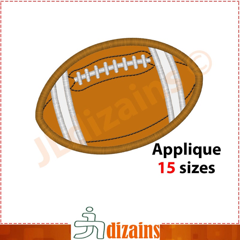 Football Applique - Etsy