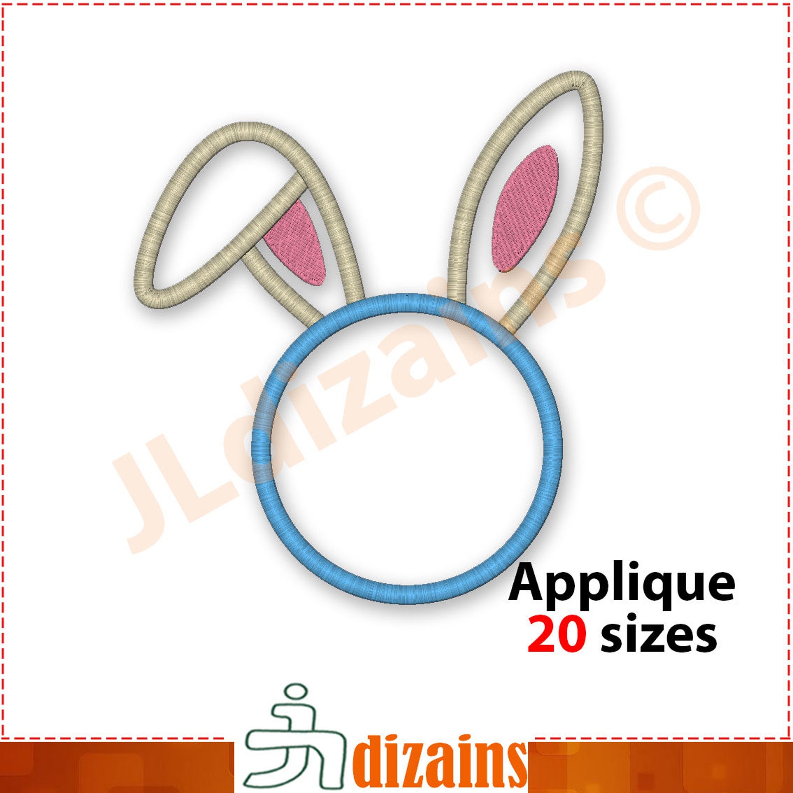 Easter Monogram Applique Design. Easter Monogram Embroidery. - Etsy