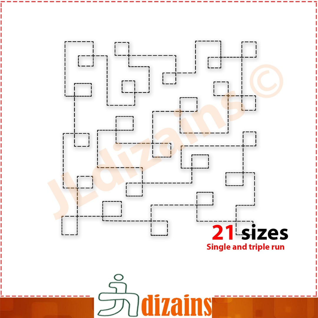 Quilt Block Background Embroidery Design. Quilting Block Embroidery ...