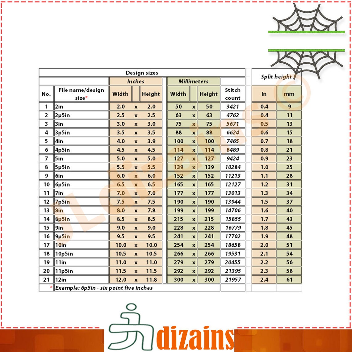 Split Spider Web Embroidery Design. Spider Web Embroidery - Etsy