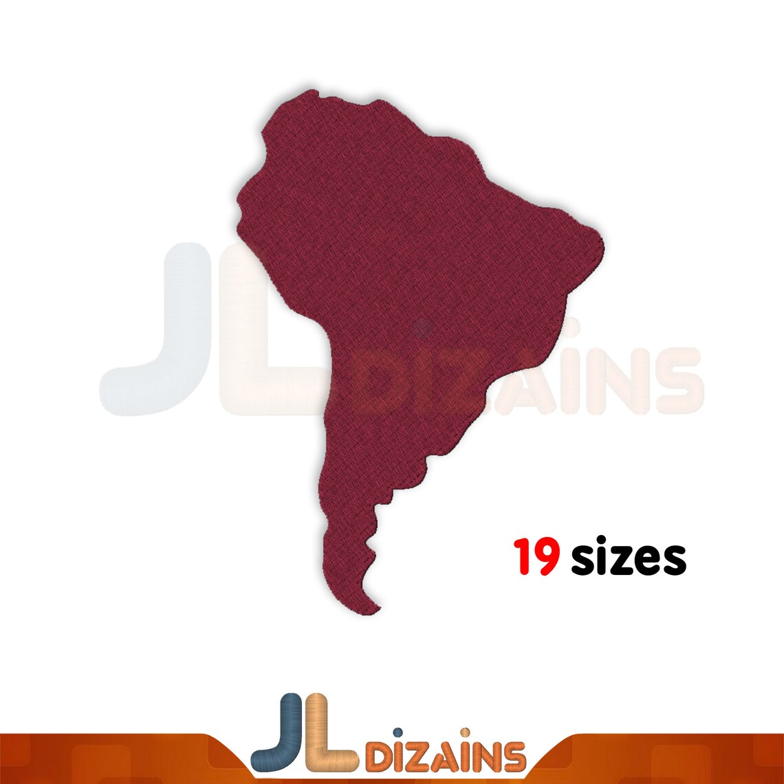 Continents Machine Embroidery Design Set. Africa, Asia, America ...