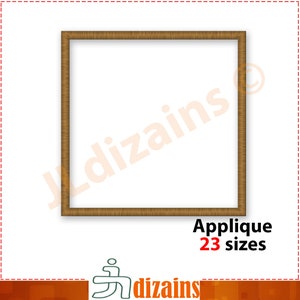 Square Applique Embroidery Design. Square Embroidery Design. Square ...