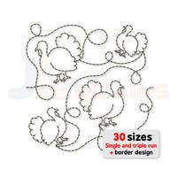 Quilt Chicken Wire Machine Embroidery Design, Embroidery Designs ...