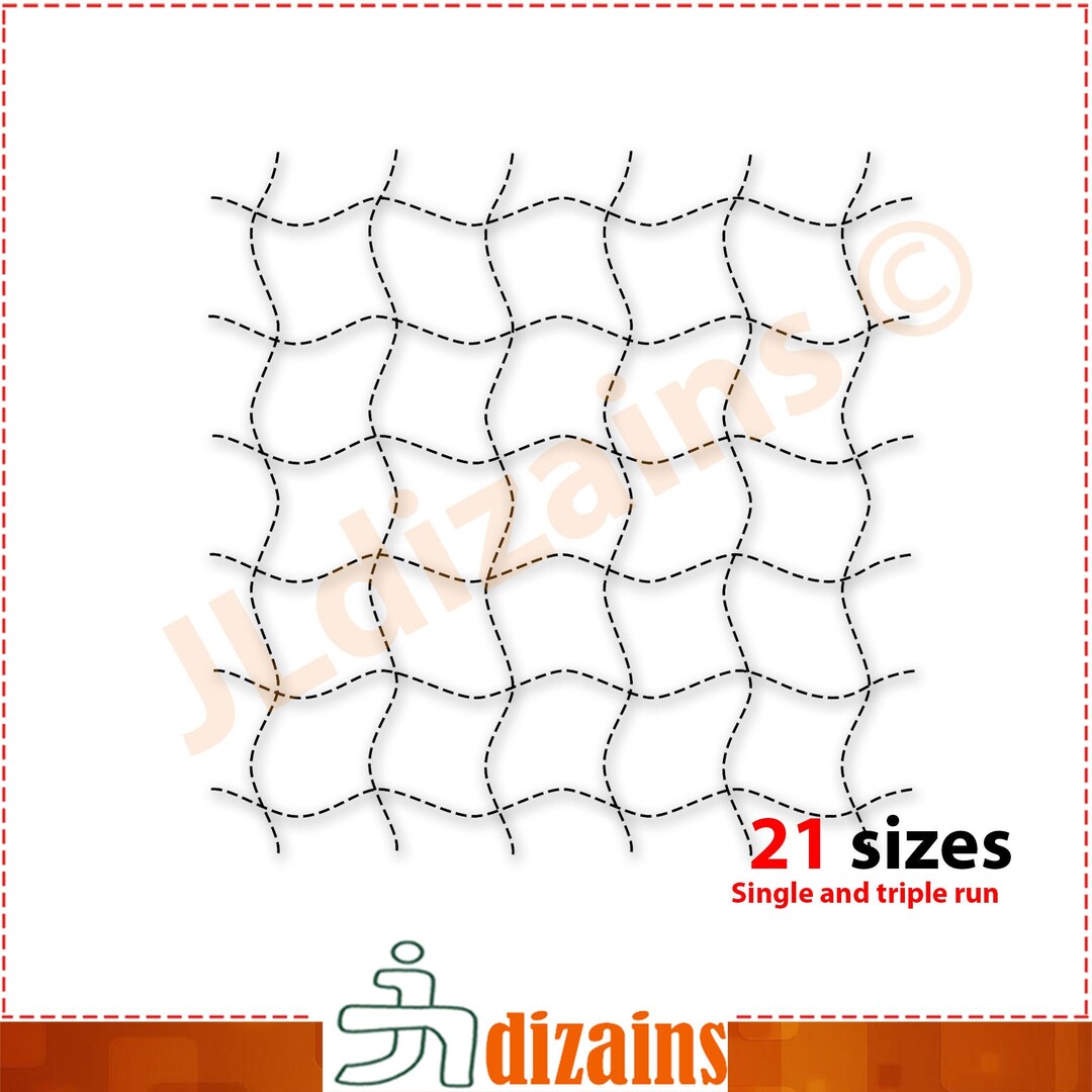 Quilting Block Embroidery Design. Edge to Edge Quilt Block Embroidery ...