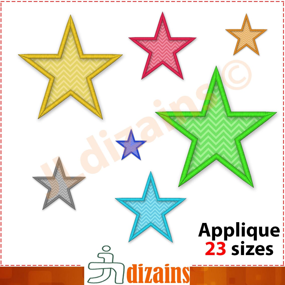 Star Applique Embroidery Design. Star Embroidery Design. Star - Etsy