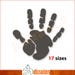 Handprint Embroidery Design – Hand Print Machine Embroidery File – Hand ...