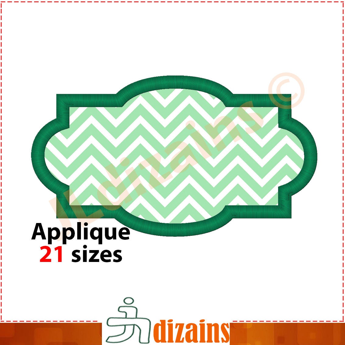 Frame Applique Designs. Frame Embroidery Design Set. - Etsy