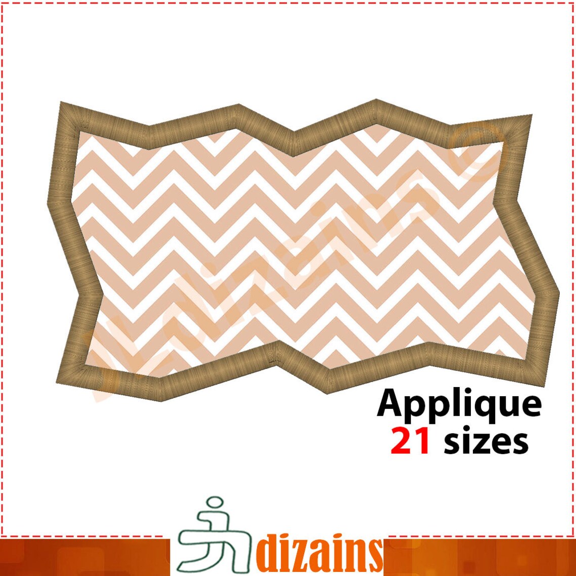 Frame Embroidery Design. Applique Design. Embroidery Designs - Etsy