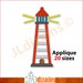 Lighthouse Applique Design. Lighthouse Applique Embroidery Design ...