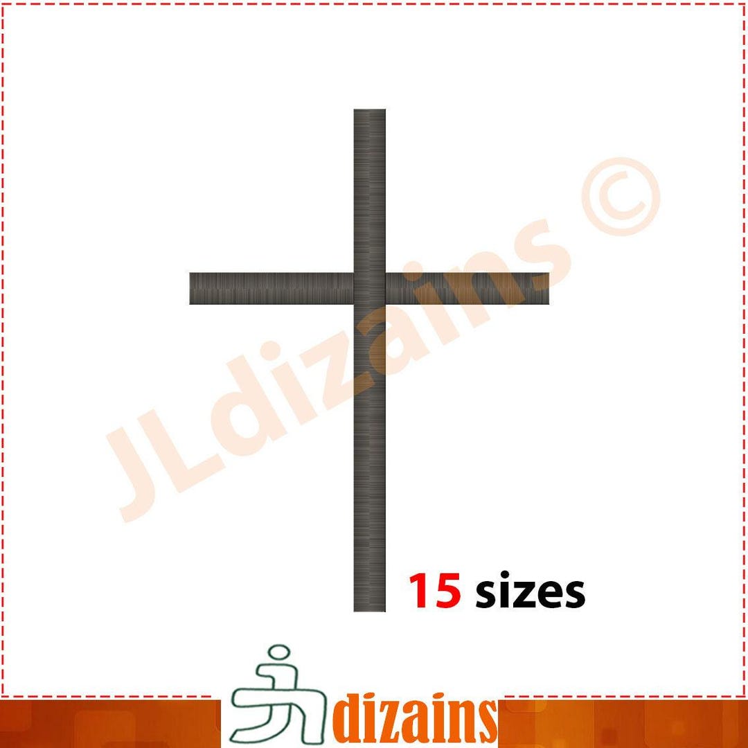 Mini Cross Embroidery Design. Christian Cross Machine Embroidery ...