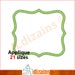 Frame Applique Design. Embroidery Pattern Frame. Embroidery Applique ...