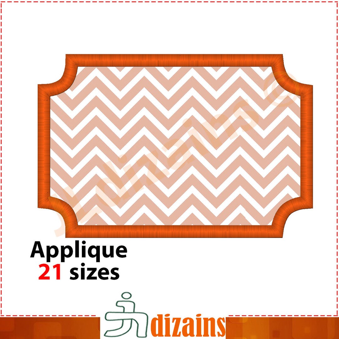 Frame Applique Design. Embroidery Designs Frame. Applique Frame ...