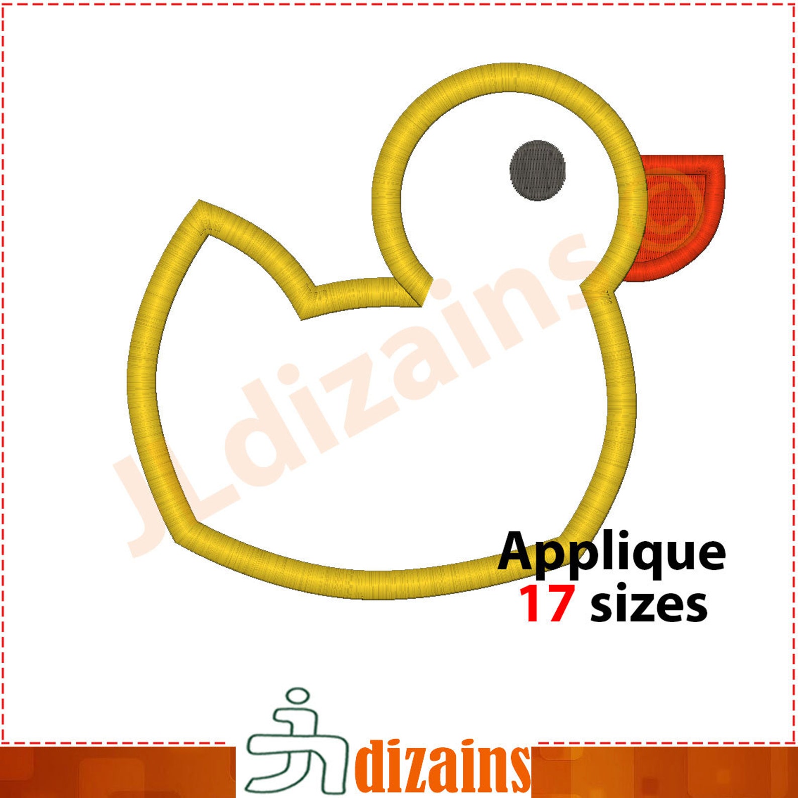 Duck Applique Design. Duck Embroidery Design. Embroidery - Etsy