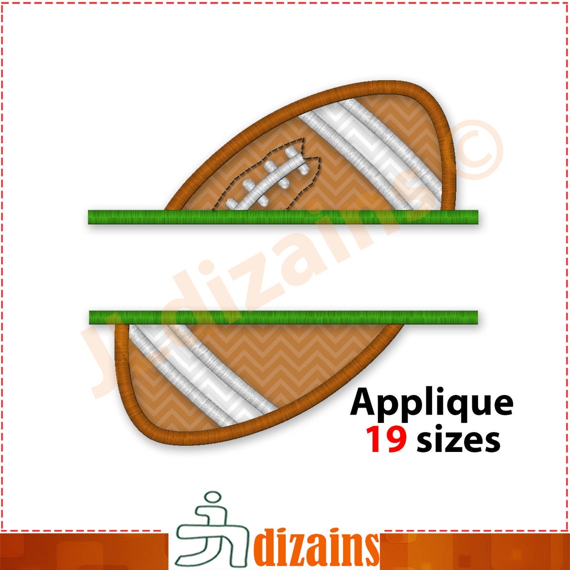 Split Ball Applique Embroidery Design Bundle. Baseball, Basketball ...