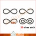 Infinity Symbol Embroidery Design Set. Infinity Embroidery. Infinity ...