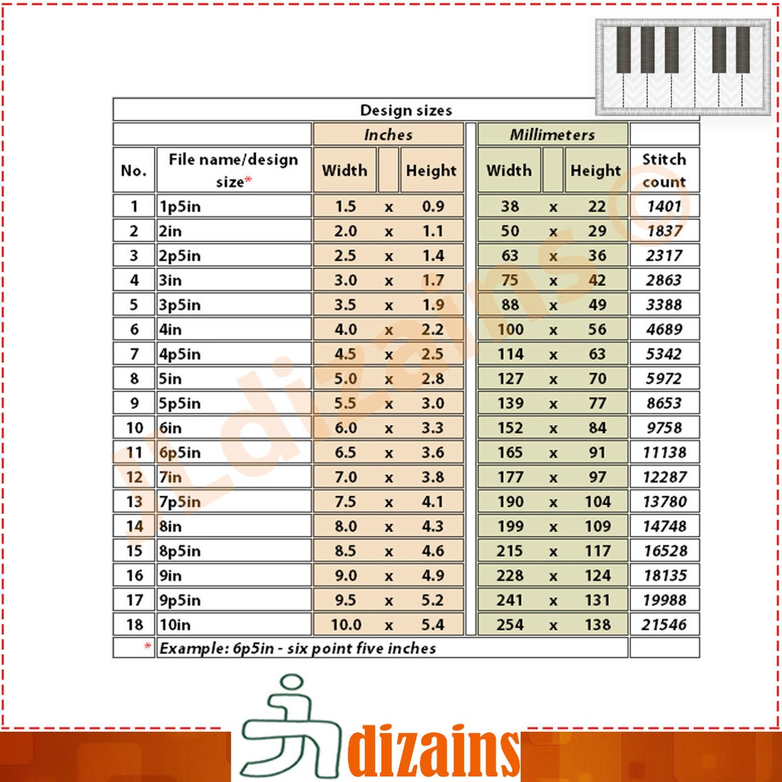 Piano Keyboard Applique Design. Piano Embroidery Design. Piano Keys ...