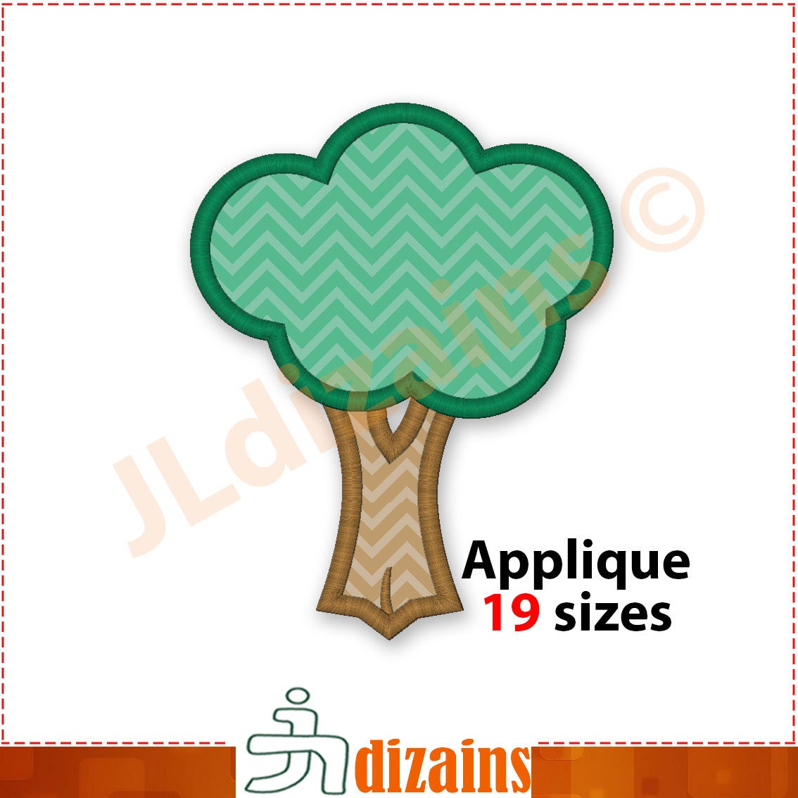 Tree Machine Embroidery Pattern. Applique Design. Machine - Etsy