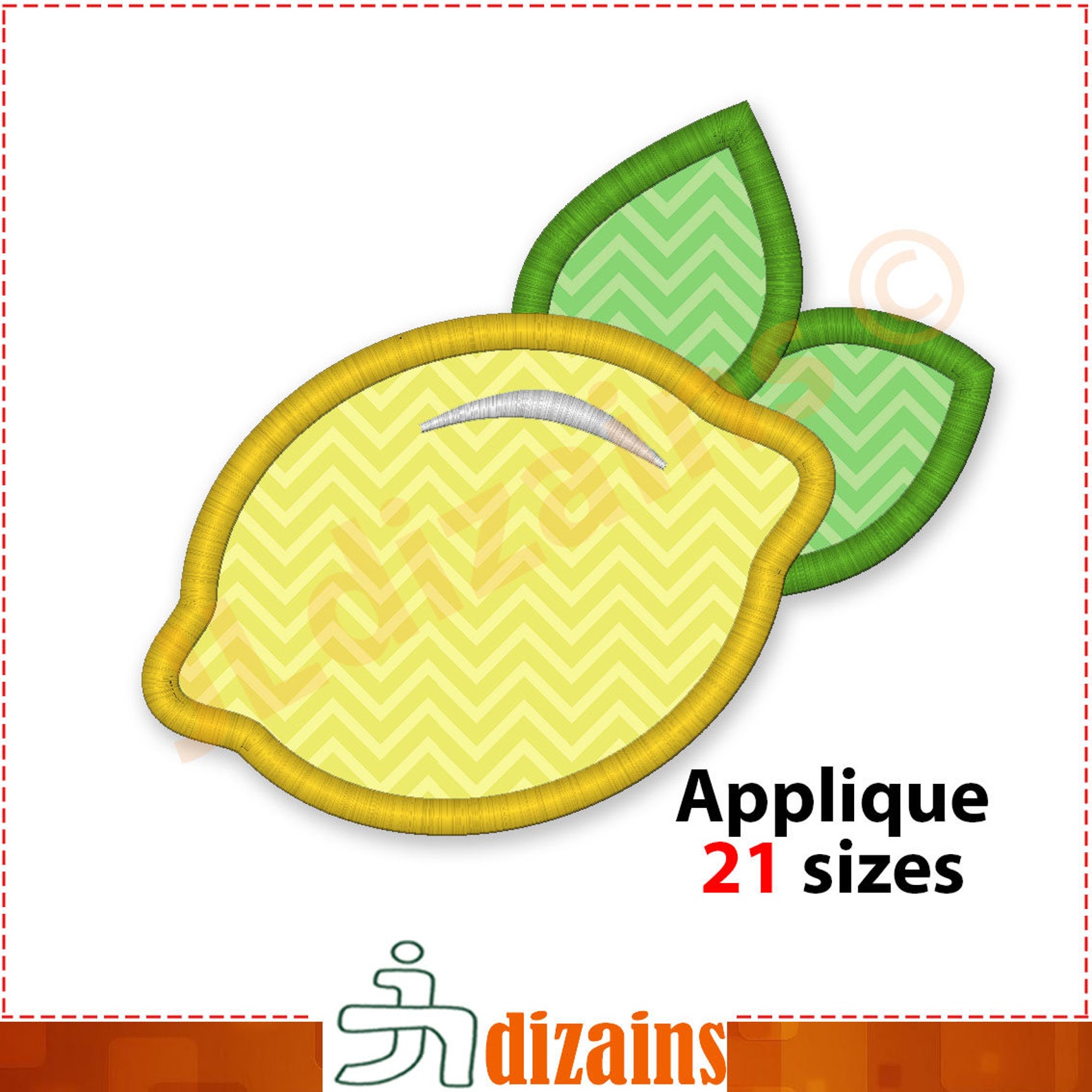 Lemon Applique Design. Lemon Embroidery Design. Embroidery Designs ...