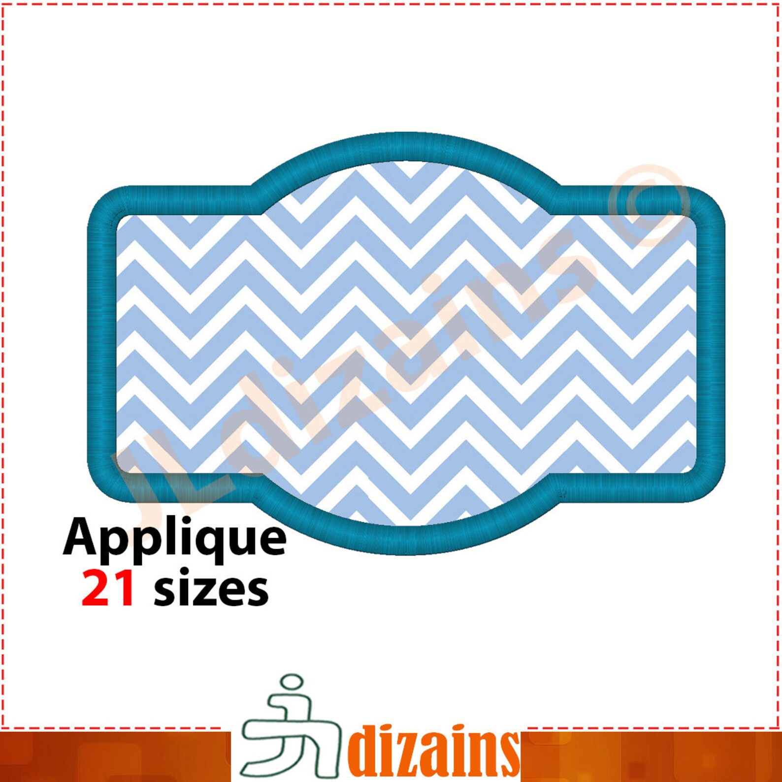 Frame Applique Design. Frame Embroidery Design. Applique | Etsy