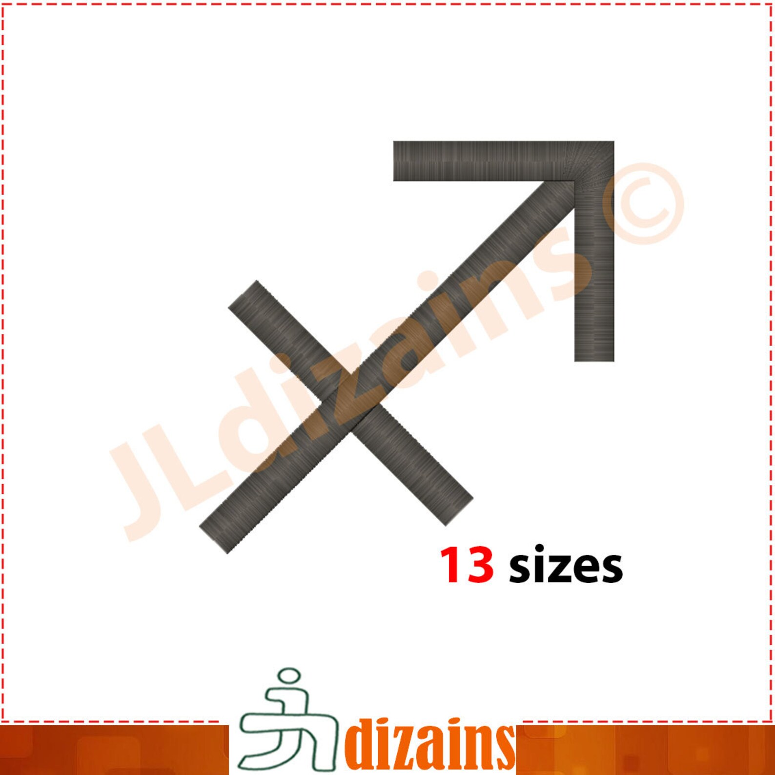 Sagittarius Embroidery Design. Zodiac Embroidery. Horoscope - Etsy