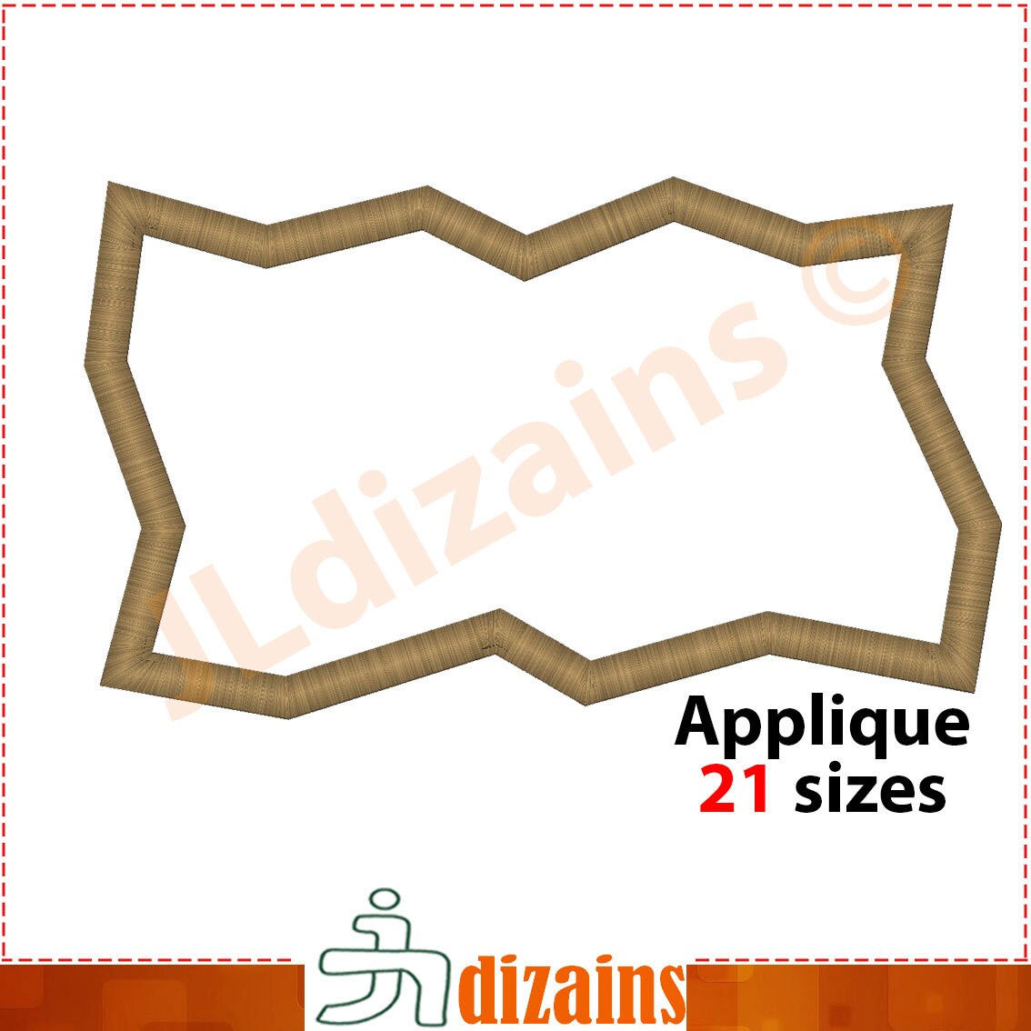 Frame Embroidery Design. Applique Design. Embroidery Designs - Etsy