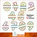 Split Numbers Applique Design Set. Split Number Embroidery Applique ...