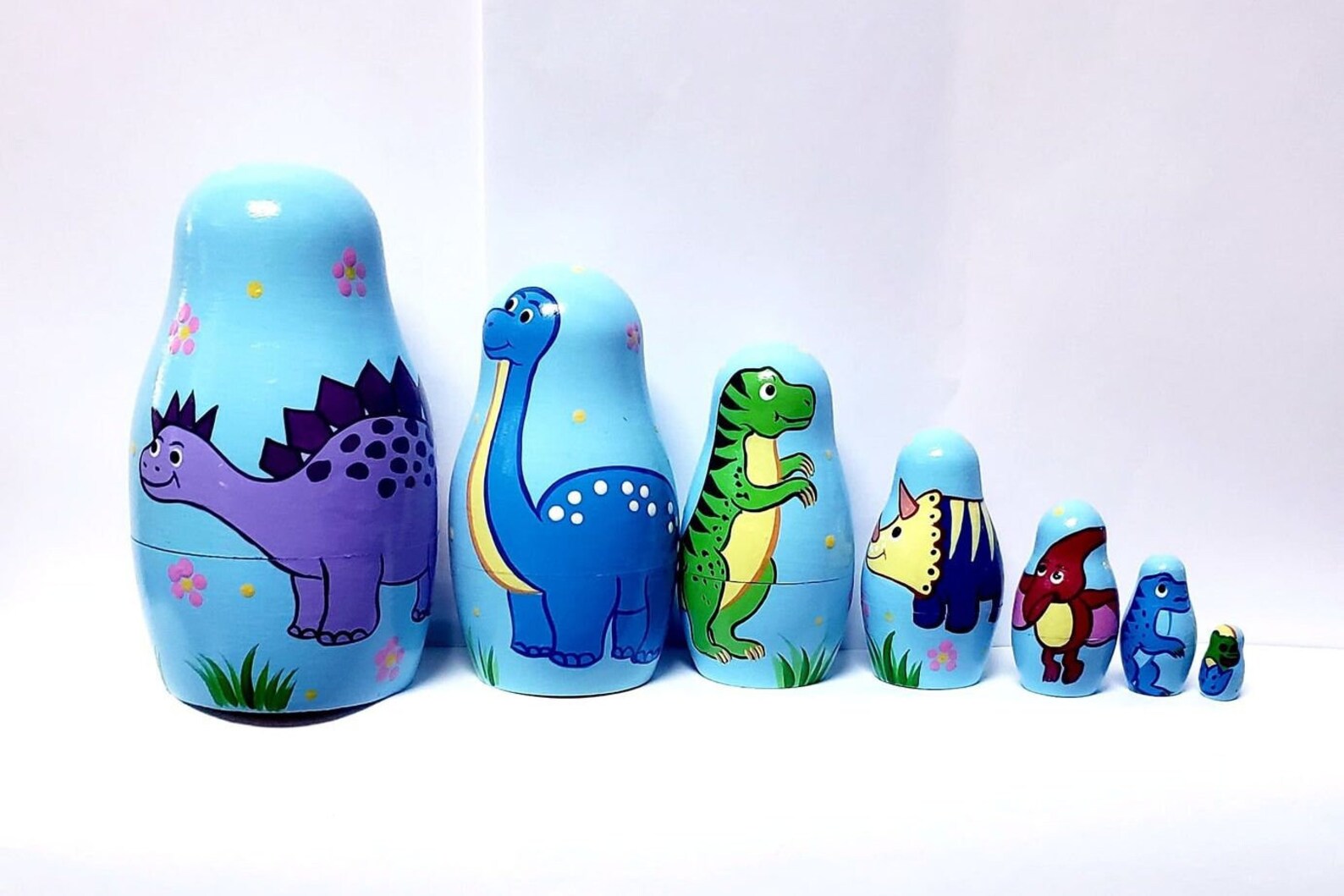 Children's Nesting Doll 7 Pieces 6 Inches Tall - Etsy