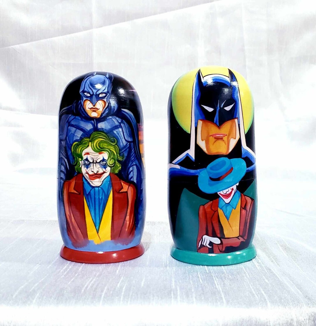 Cartoon Nesting Doll 5 Pcs 7 Inches Tall - Etsy