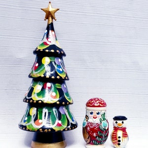 Nesting Christmas Tree 3 Pcs 6 Inches Tall - Etsy