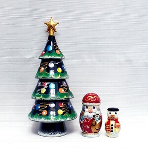 Nesting Christmas Tree 3 Pcs 6 Inches Tall - Etsy