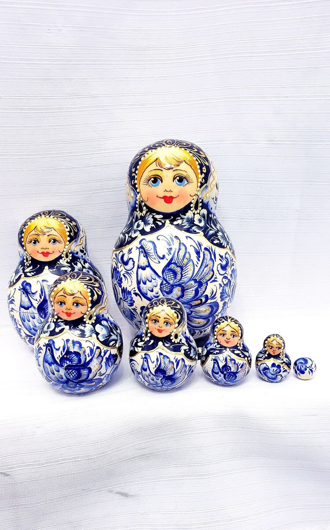 Nesting Doll 7 Piece 5.5 Inches Tall - Etsy