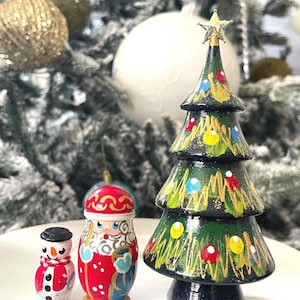 Nesting Christmas Tree 3 Pcs 6 Inches Tall - Etsy
