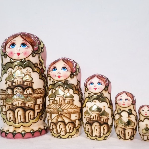 Wood Nesting Dolls - Etsy