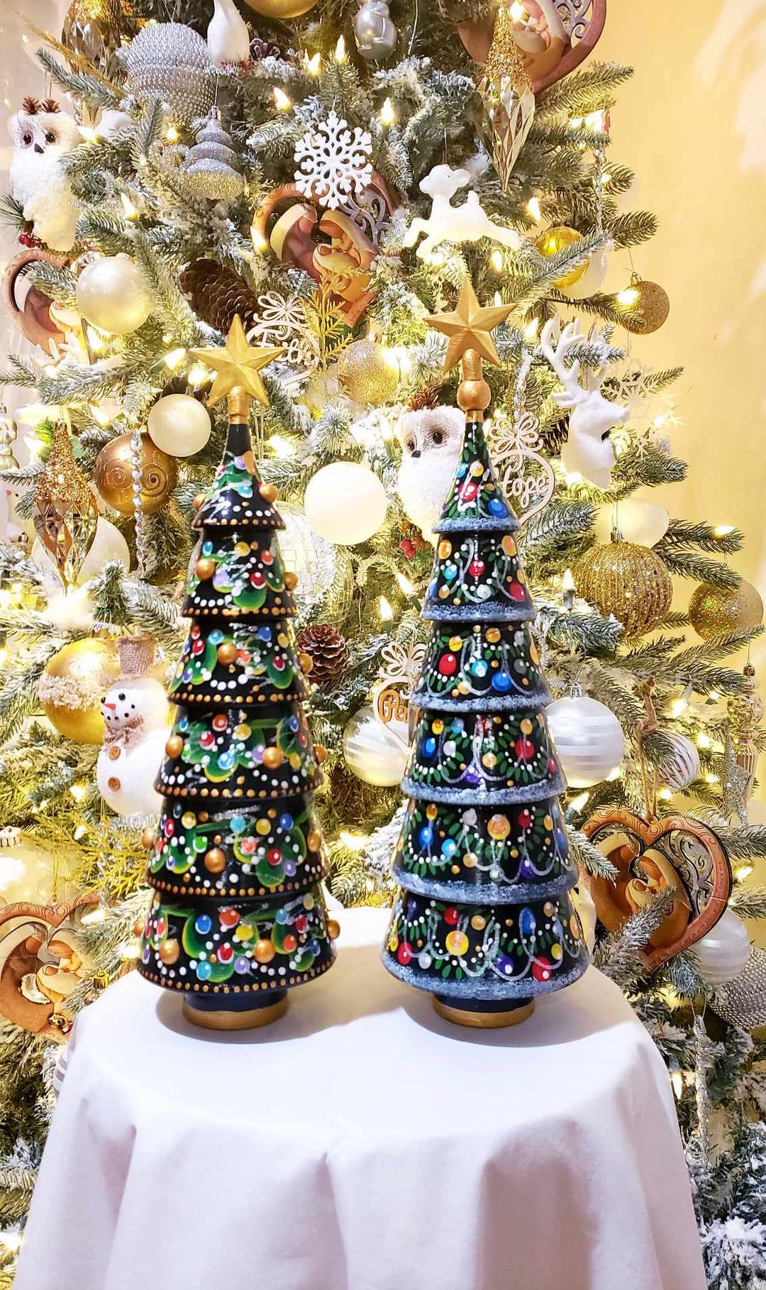 Nesting Christmas Trees 15 Inches Tall - Etsy
