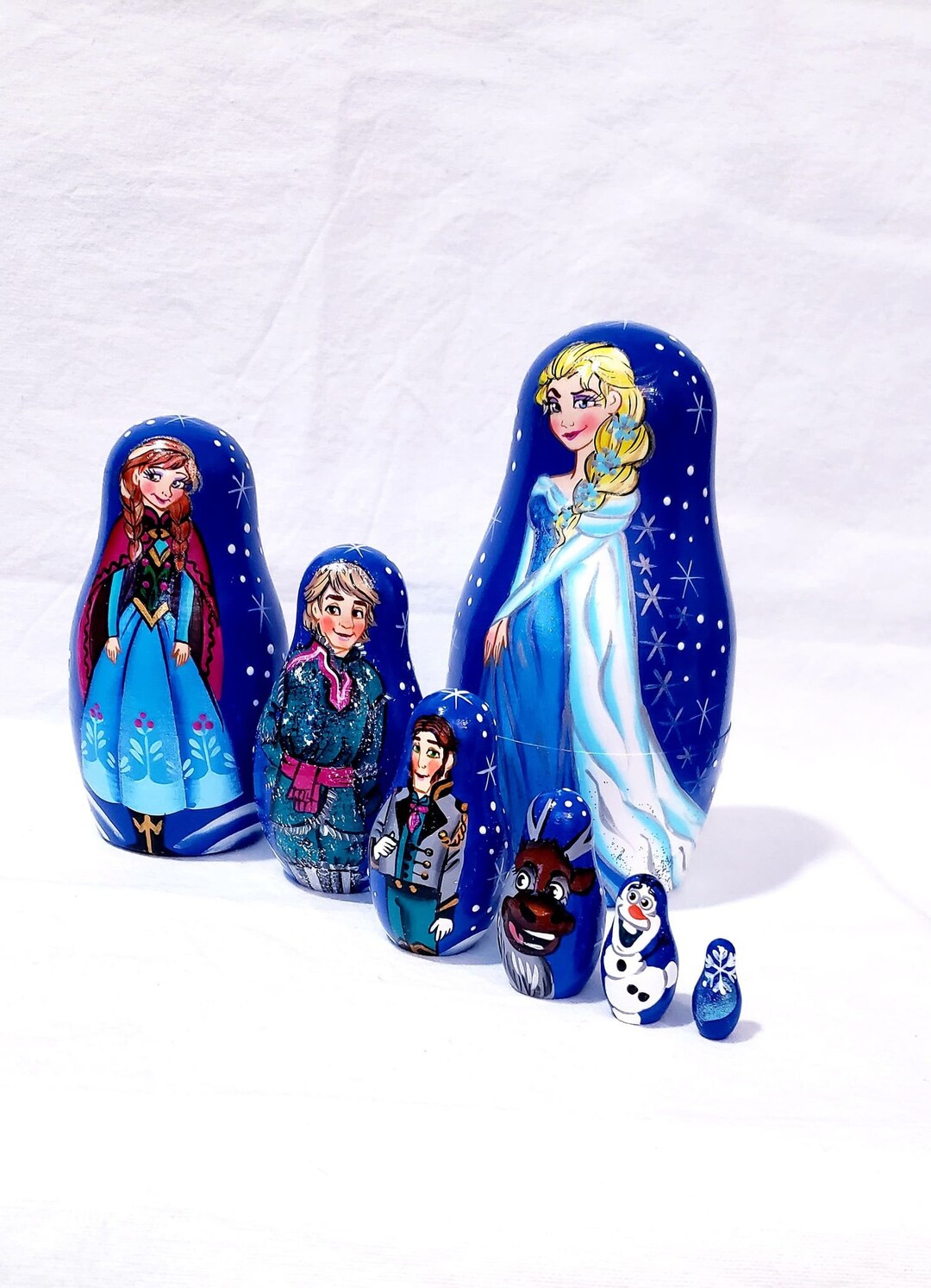 Children's Nesting Doll 7 Pcs 6 Inches Tall Made in Ukraine - Etsy