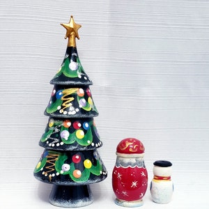 Nesting Christmas Tree 3 Pcs 6 Inches Tall - Etsy